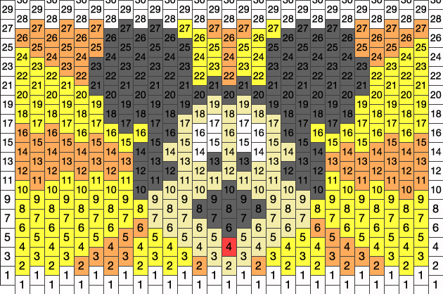 Mickey Mouse Cuff Pony Bead Patterns | Characters Kandi Patterns for ...