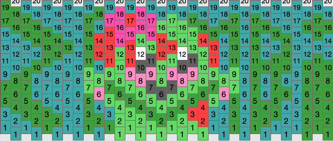 Zombie Pony Bead Patterns | Characters Kandi Patterns for Kandi Cuffs