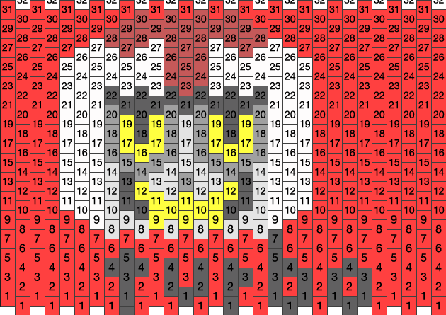 Turbo From Wreckit Ralph Pony Bead Patterns | Characters Kandi Patterns ...