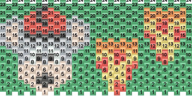 Chuck E Cheese Pony Bead Patterns | Characters Kandi Patterns for Kandi ...