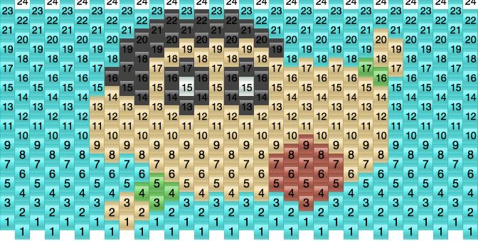 Crayon Shin Chan Pony Bead Patterns | Characters Kandi Patterns for ...