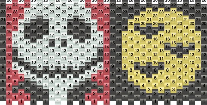 J**k Pony Bead Patterns | Characters Kandi Patterns for Kandi Cuffs