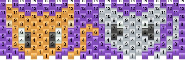 Kyo And Yuki As Cat And Rat Pony Bead Patterns | Characters Kandi ...