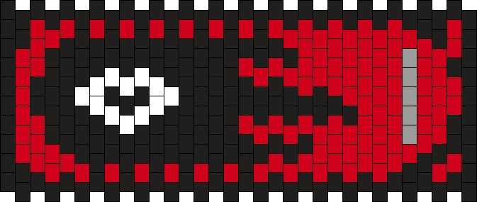 (gray Is For Letter Beads) Omori Cuff Something Pony Bead Patterns ...