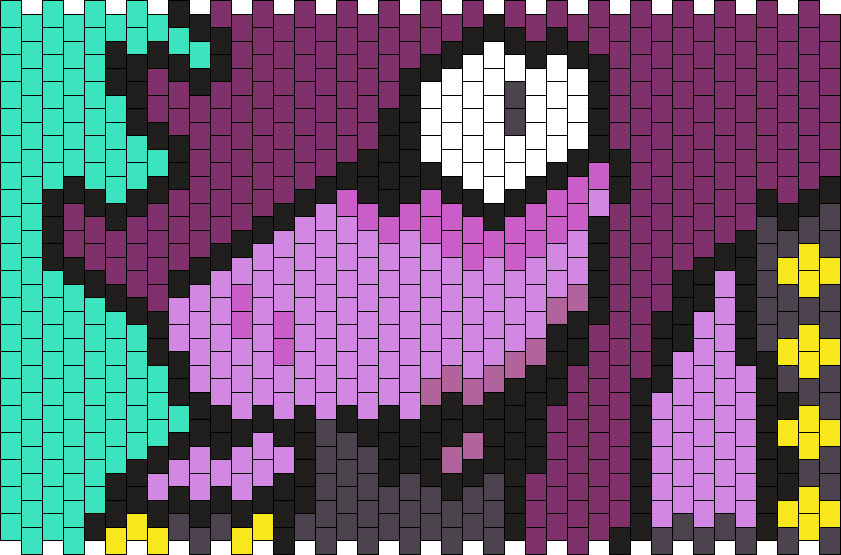 Wide Susie But She's Surprised Pony Bead Patterns | Characters Kandi ...