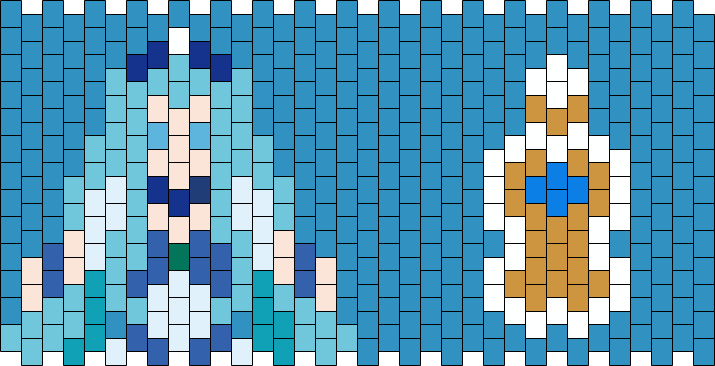 Cure Marine - Heartcatch Precure Pony Bead Patterns | Characters Kandi ...