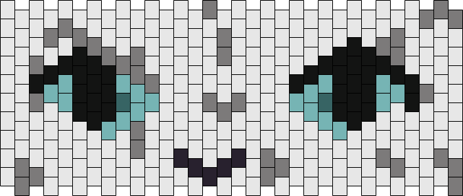 32 X 10 Light Fury Pony Bead Patterns | Characters Kandi Patterns for ...