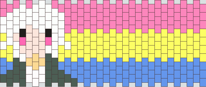Nagito Komeda Pansexual Danganronpa Cuff Pony Bead Patterns ...
