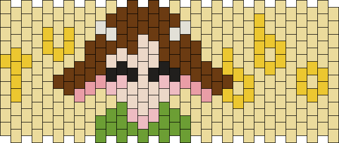 Kandi Patterns for Kandi Cuffs - Characters Pony Bead Patterns