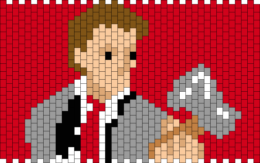 American Psycho Bateman Cuff Pony Bead Patterns | Characters Kandi ...