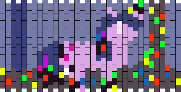 Kandi Patterns for Kandi Cuffs - Characters Pony Bead Patterns