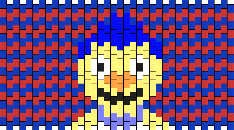 Kandi Patterns for Kandi Cuffs - Characters Pony Bead Patterns