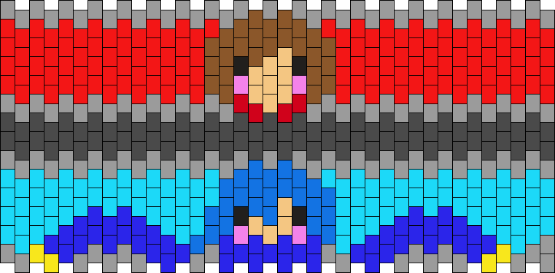 Kandi Patterns for Kandi Cuffs - Characters Pony Bead Patterns