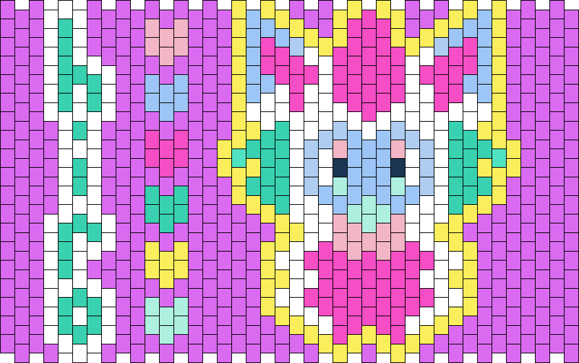Furry OC Hiro Fursuit Pony Bead Patterns | Characters Kandi Patterns ...
