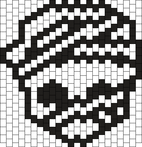 Cleo Skullette Pony Bead Patterns | Characters Kandi Patterns for Kandi ...