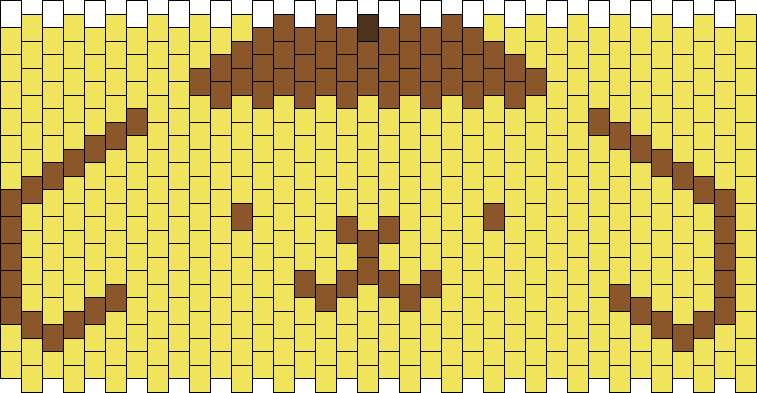 PompomPurin Cuff Pony Bead Patterns | Characters Kandi Patterns for ...