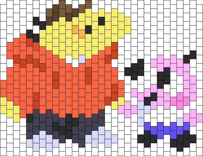 Charpim Smiling Friends Pony Bead Patterns | Characters Kandi Patterns ...