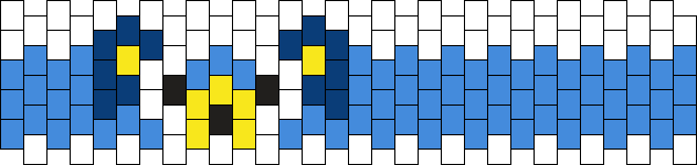 Bluey Cuff Pony Bead Patterns | Characters Kandi Patterns for Kandi Cuffs