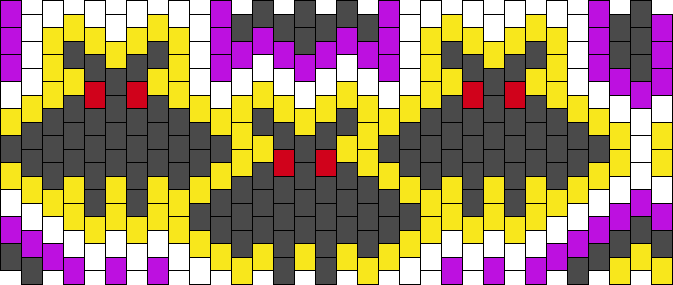 Non Binary Mothman Pony Bead Patterns | Characters Kandi Patterns for ...