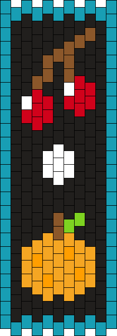 Pac-Man Bag Side 1 Pony Bead Patterns | Characters Kandi Patterns for ...