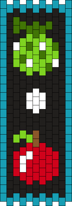 Pac-Man Bag Side 2 Pony Bead Patterns | Characters Kandi Patterns for ...