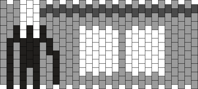The Operator Marble Hornets Pony Bead Patterns | Characters Kandi ...