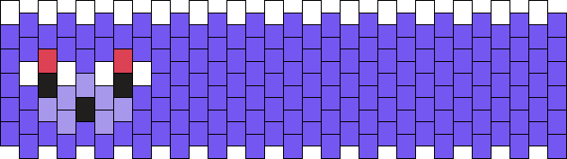 Bonnie Cuff (Simplified) Pony Bead Patterns | Characters Kandi Patterns ...