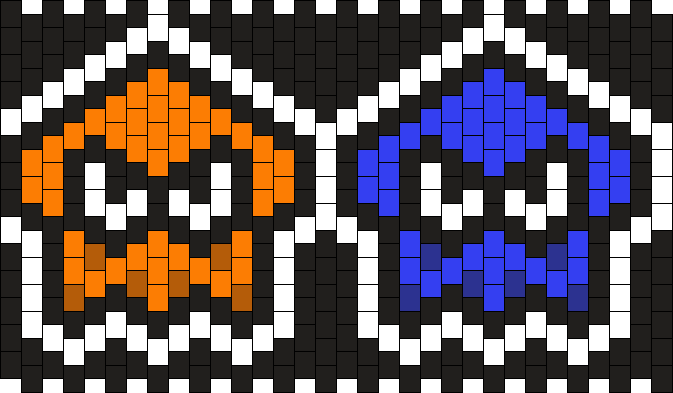 Splatoon 1 Cuff Pony Bead Patterns | Characters Kandi Patterns for ...