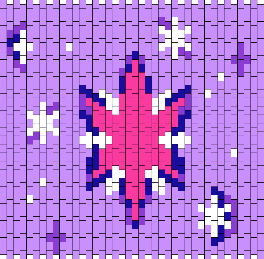 Twilight Sparkle Cutie Mark Panel Pony Bead Patterns | Characters Kandi ...