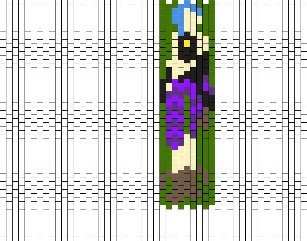 JINX From Arcane Pony Bead Patterns | Characters Kandi Patterns for ...