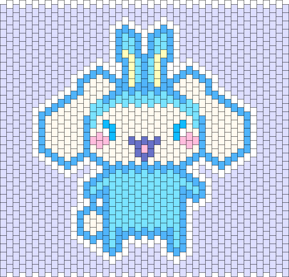 Cinnamoroll Easter Panel Pony Bead Patterns | Characters Kandi Patterns ...