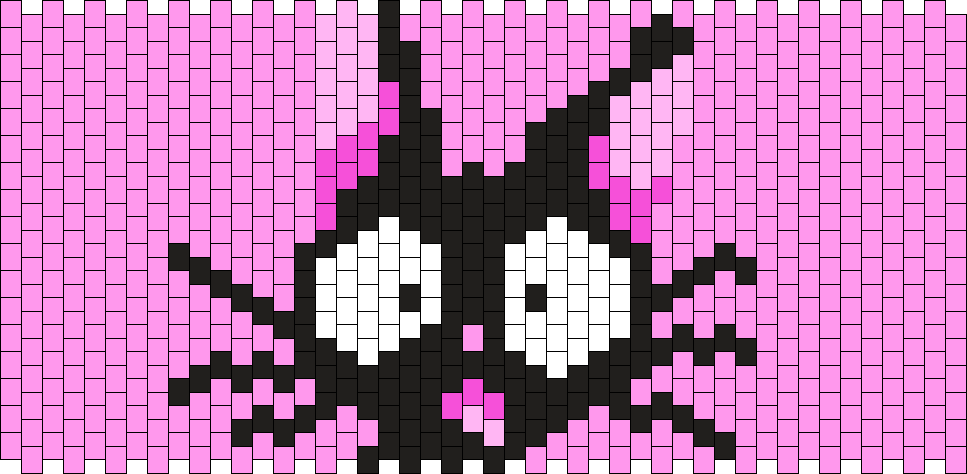 Jiji Slight Redesign Pony Bead Patterns | Characters Kandi Patterns for ...