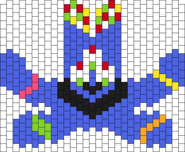 Kandi Patterns for Kandi Cuffs - Characters Pony Bead Patterns