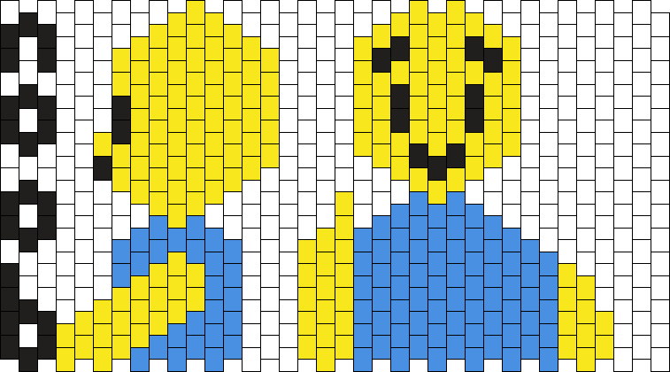 Nooby(roblox) Pony Bead Patterns | Characters Kandi Patterns for Kandi ...