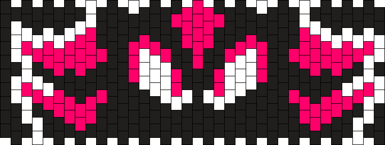 Shadow The Hedgehog Cuff!! Pony Bead Patterns | Characters Kandi ...
