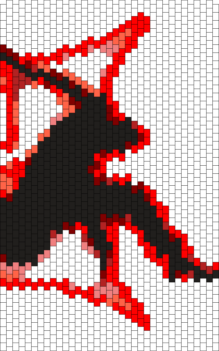 Devil May Cry 3 Silhouette 2/2 Pony Bead Patterns | Characters Kandi ...