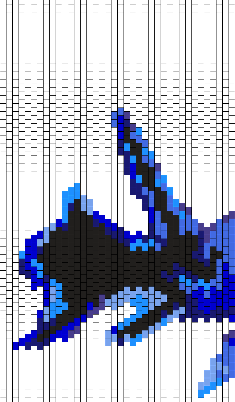 Devil May Cry 4 Silhouette 1/2 Pony Bead Patterns | Characters Kandi ...