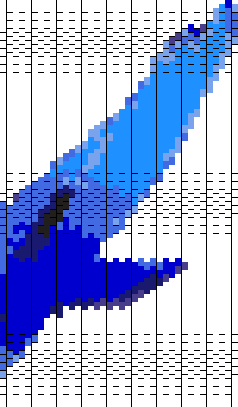 Devil May Cry 4 Silhouette 2/2 Pony Bead Patterns | Characters Kandi ...