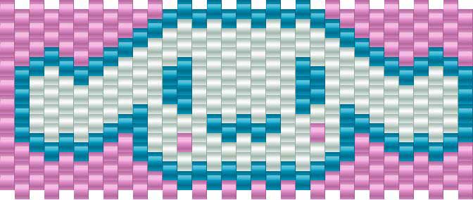 Cinnamoroll Pony Bead Patterns Characters Kandi Patterns For Kandi Cuffs