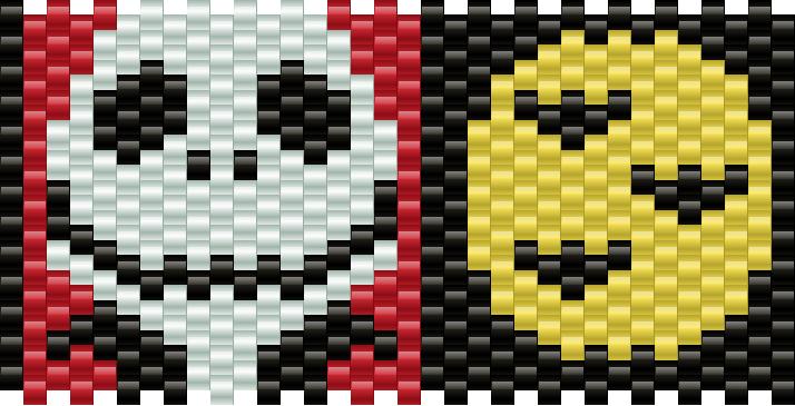 Jack Pony Bead Patterns Characters Kandi Patterns For Kandi Cuffs