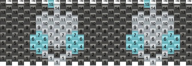 Robot Gir Small Pony Bead Patterns | Characters Kandi Patterns for ...