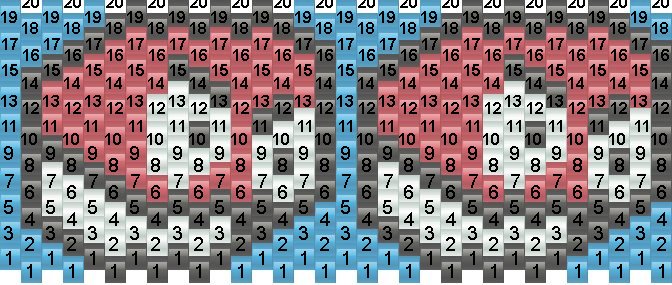 Voltorb Small Pony Bead Patterns | Characters Kandi Patterns for Kandi ...