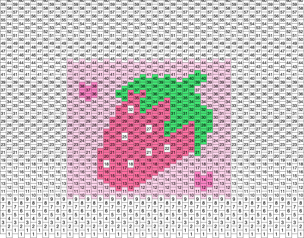 Strawberry Bag Front&back Pony Bead Patterns | Food Kandi Patterns for ...
