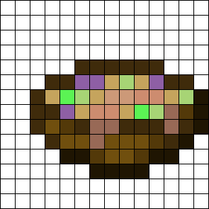 Suspicious Stew (minecraft) Perler Bead Pattern | Bead Sprites | Food ...