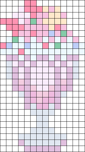 Pastel Ice Cream Milkshake Perler Bead Pattern | Bead Sprites | Food ...