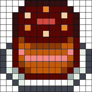 Cappuccino Mousse Cake Stardew Valley Perler Bead Pattern | Bead ...