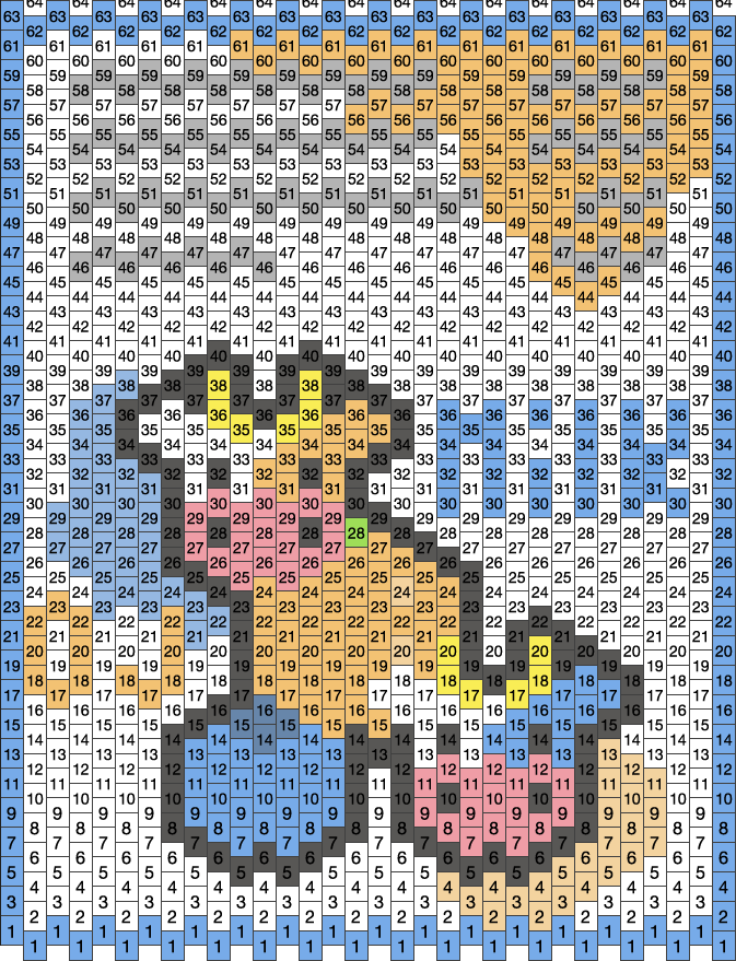 Bag Panel (OJ And Milk) Pony Bead Patterns | Food Kandi Patterns for ...