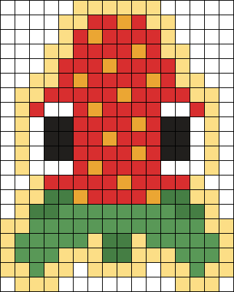 Bugsnax Simple Strabby Perler Bead Pattern | Bead Sprites | Food Fuse ...