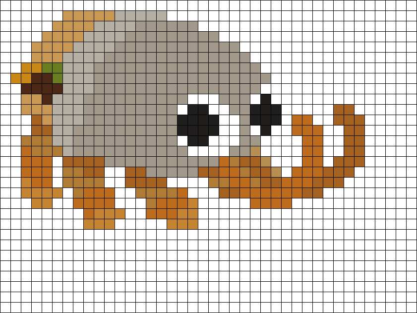 Bugsnax Bunger Perler Bead Pattern | Bead Sprites | Food Fuse Bead Patterns