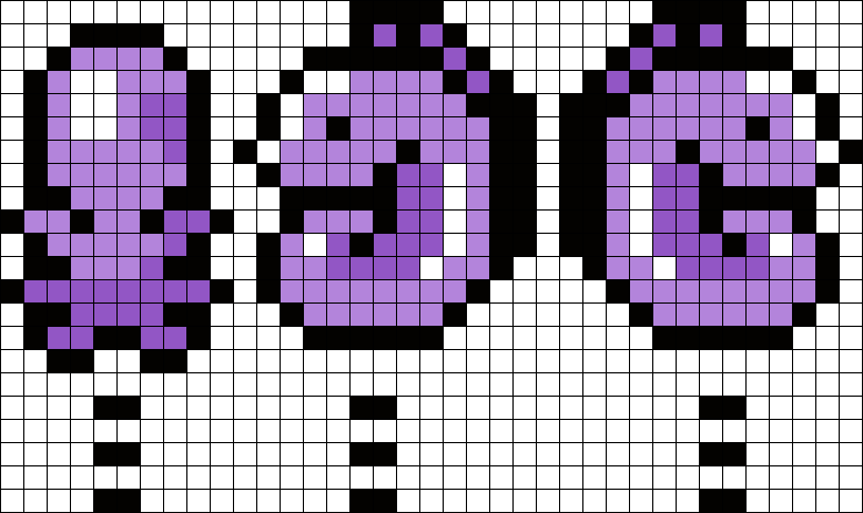Azul, Jade, Floyd Candy(twst) Perler Bead Pattern | Bead Sprites | Food ...